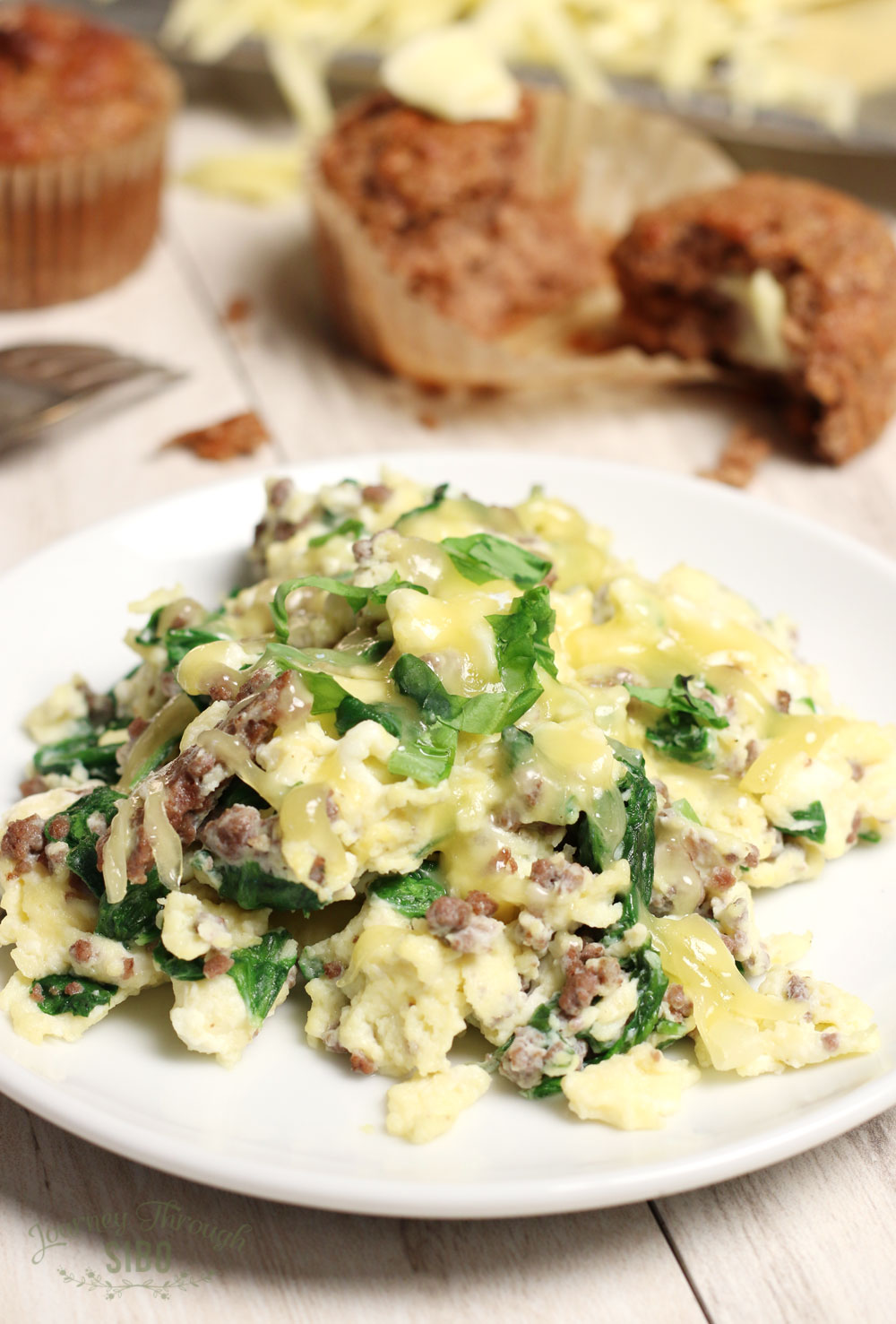 Hamburger Veggie Scramble | Journey Through SIBO